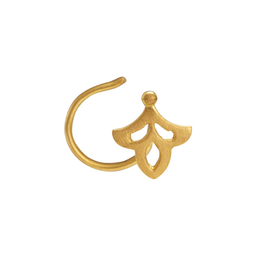 Online Traditional 22K Gold Nosepin Designs India